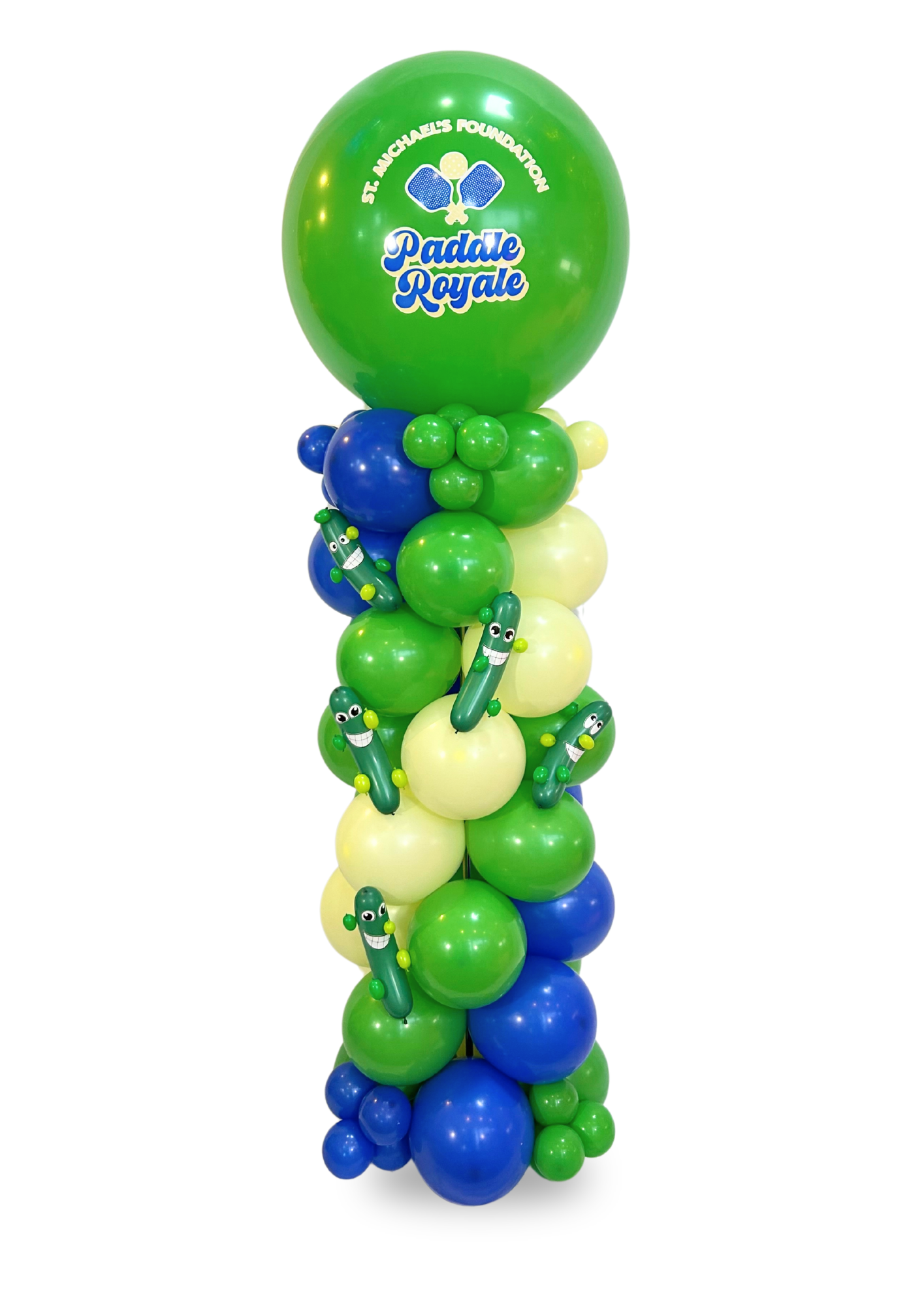 Custom Pickle Ball Column – T.O. Balloons