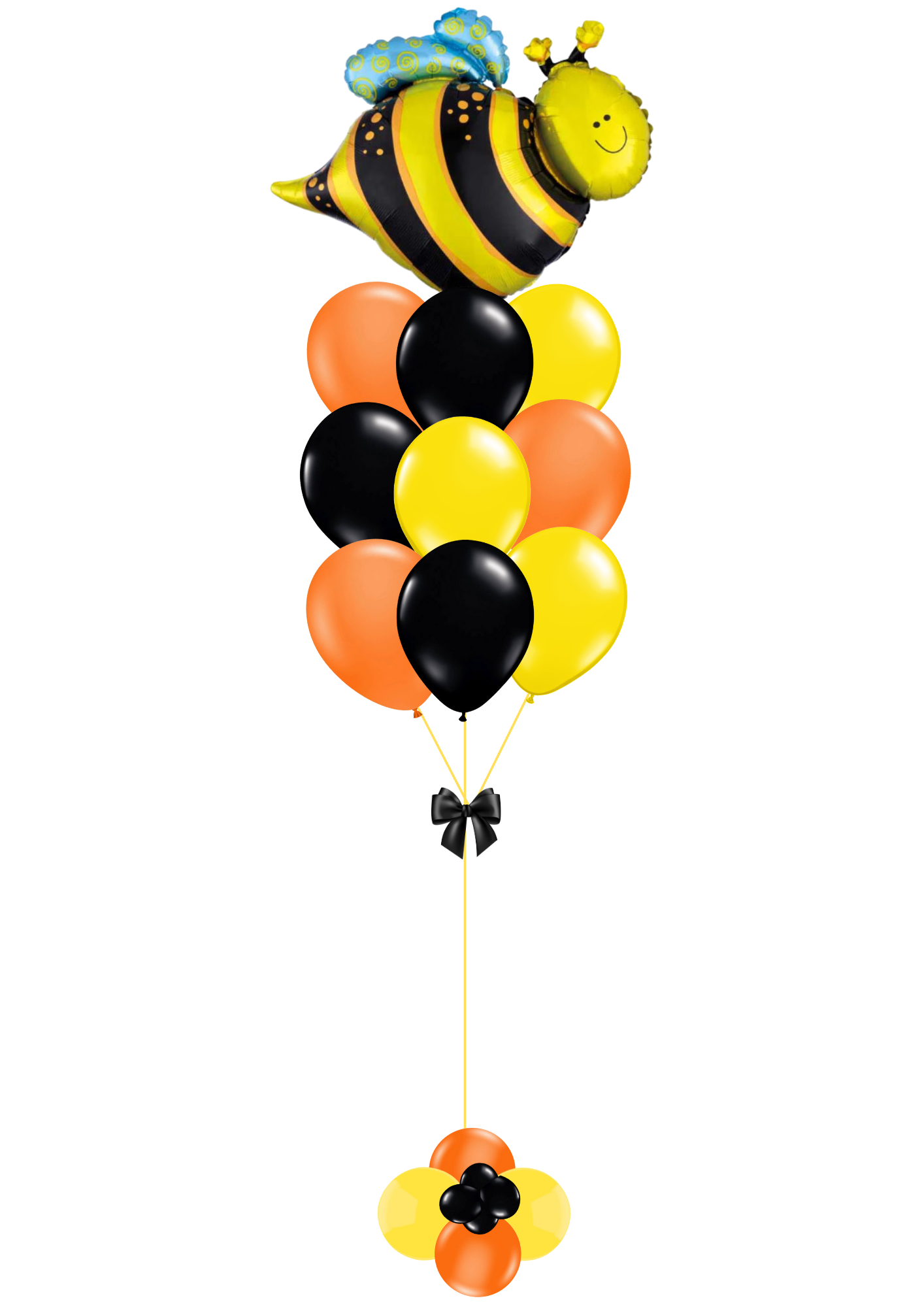 Bumble bee Balloons Bouquet – T.O. Balloons