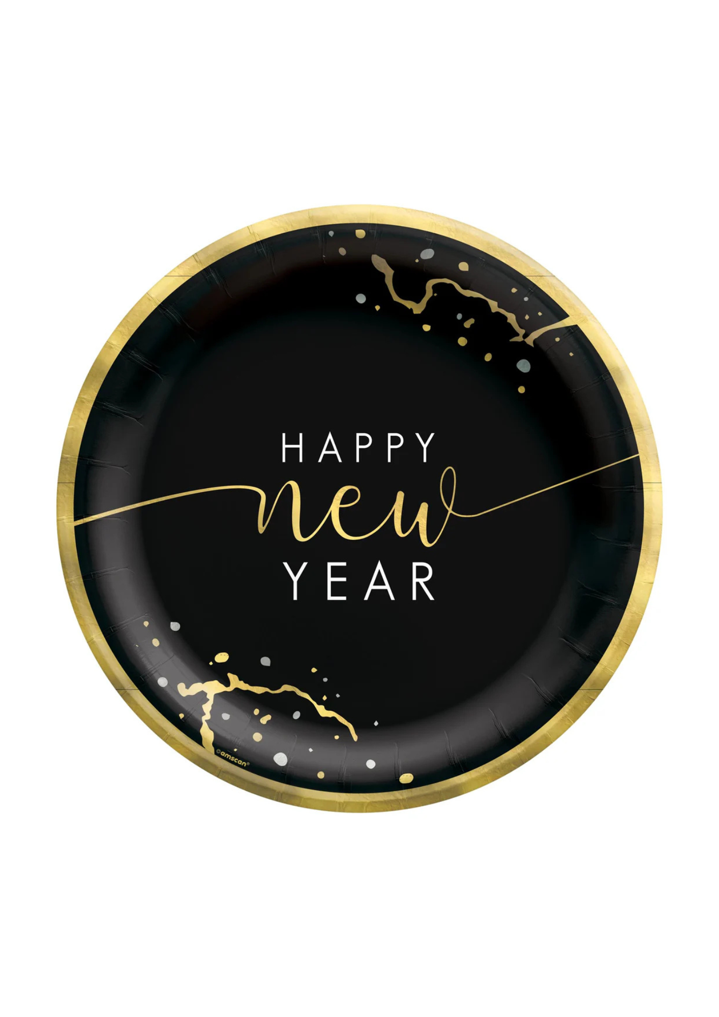 Happy New Year! Plates – T.O. Balloons