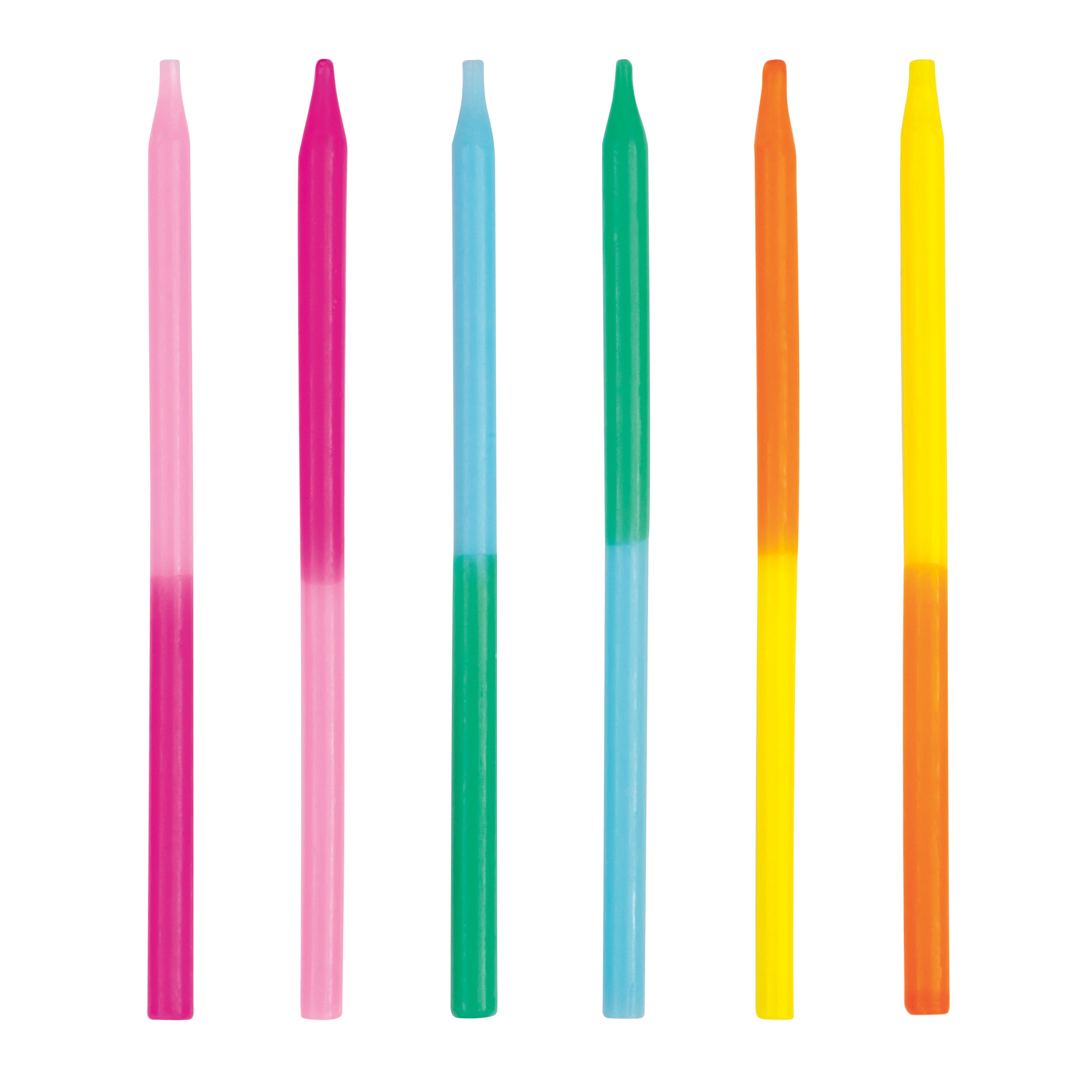 Mixed Two-Color Birthday Candles 12ct – T.O. Balloons