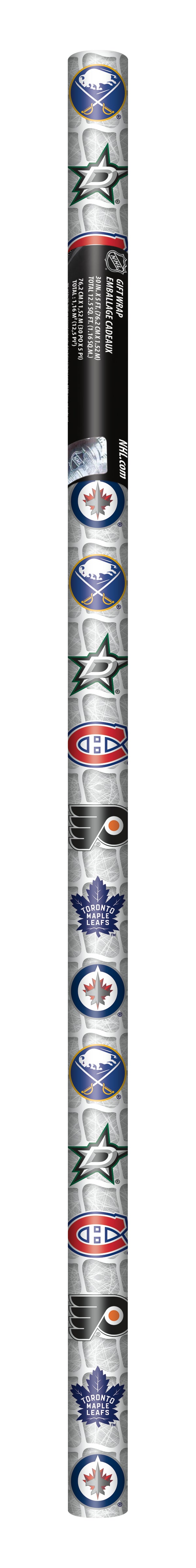 NHL Hockey Gift Wrap – T.O. Balloons