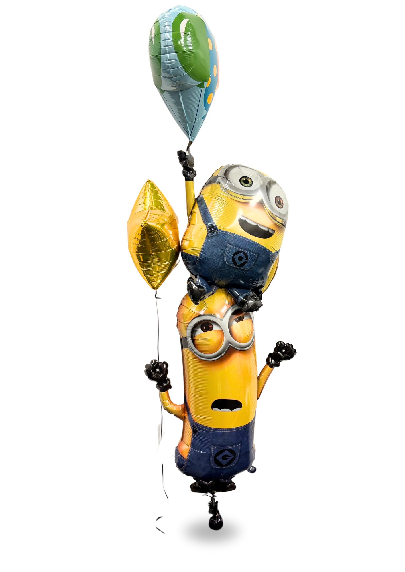 Minions holding balloons – T.O. Balloons