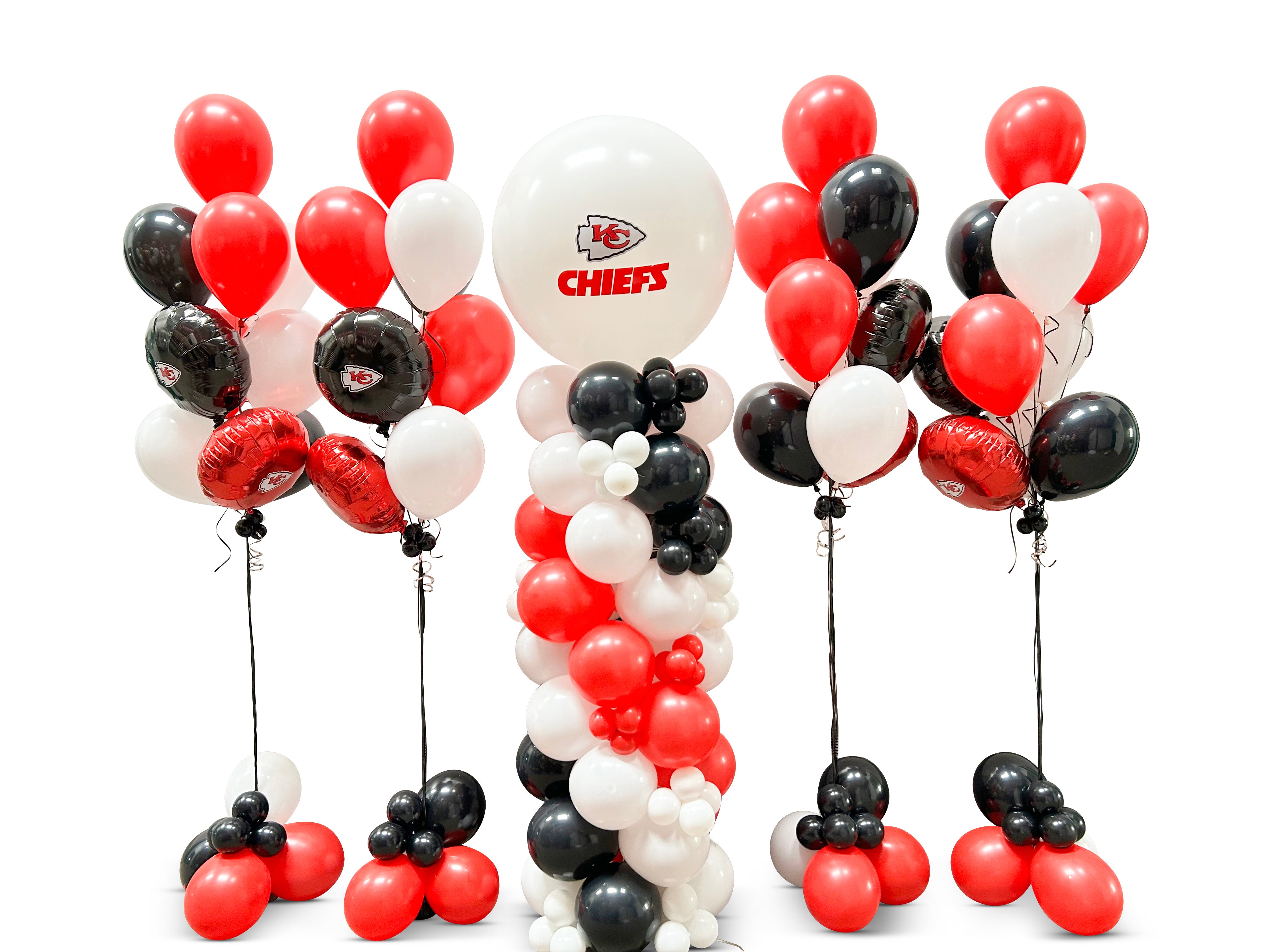 NFL Football SUPER BALLOON BUNDLE (chiefs/Eagles) – T.O. Balloons