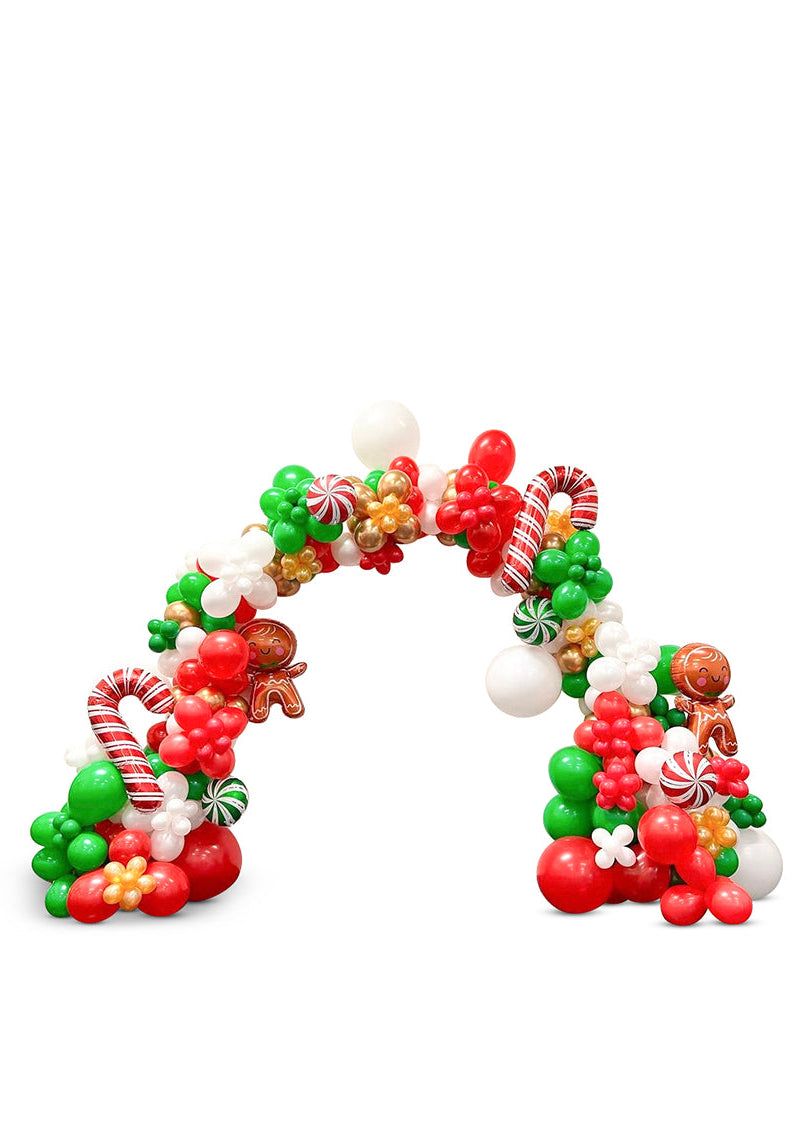 Christmas Themed Balloon Arch – T.O. Balloons
