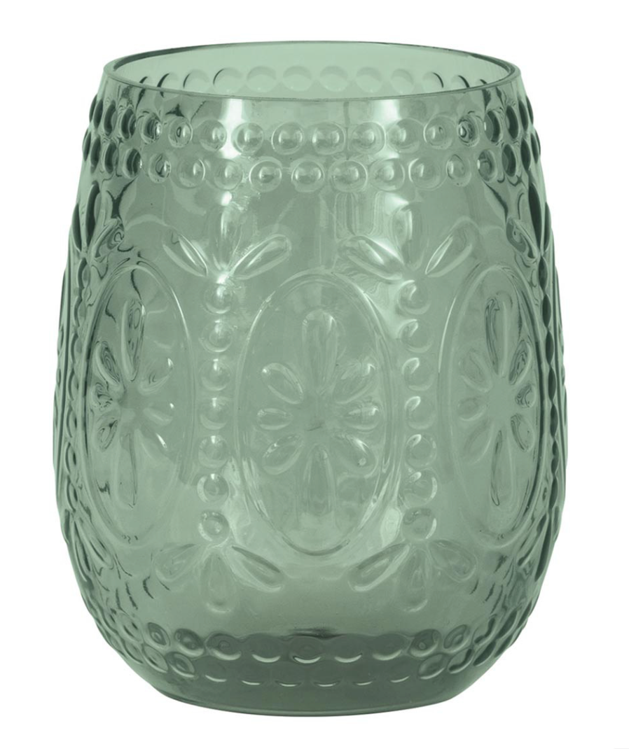 Sage Green Vintage Wine Glass – T.O. Balloons