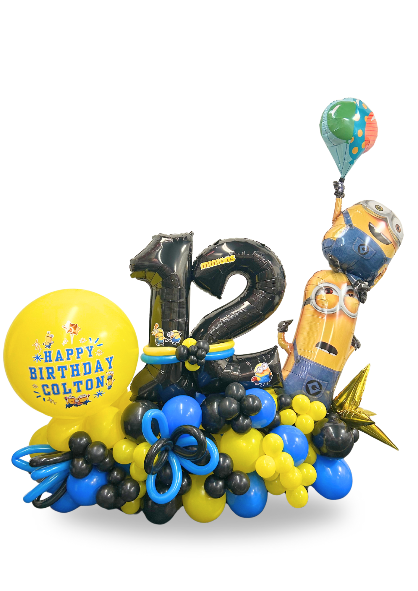 Minions Custom Birthday Super Package – T.O. Balloons