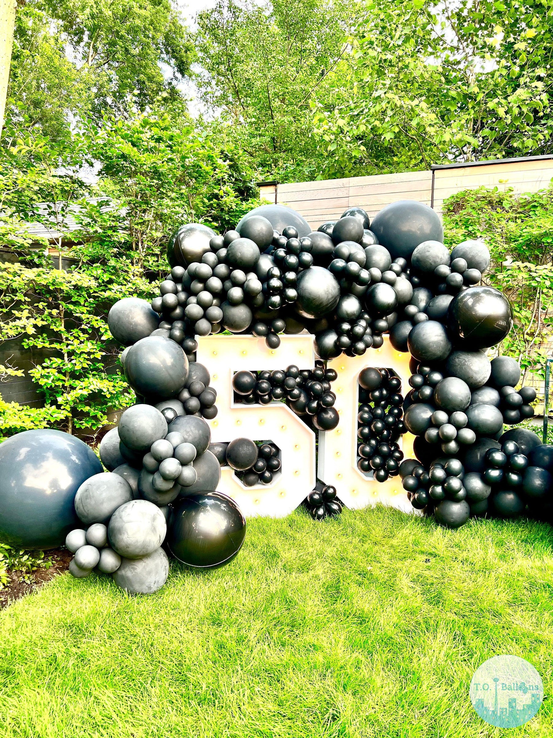 4ft Marquee Number (150 each number) (Not including balloons) (24 Hour ...
