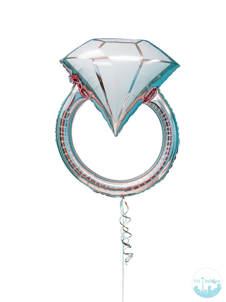 Engagement ring balloons – T.O. Balloons