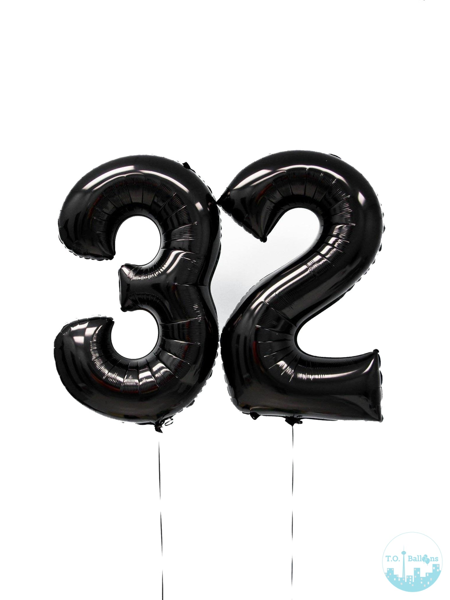 NUMBER BALLOONS-DELIVERY AVAILABLE-SILVER-GOLD-ROSE GOLD – T.O. Balloons